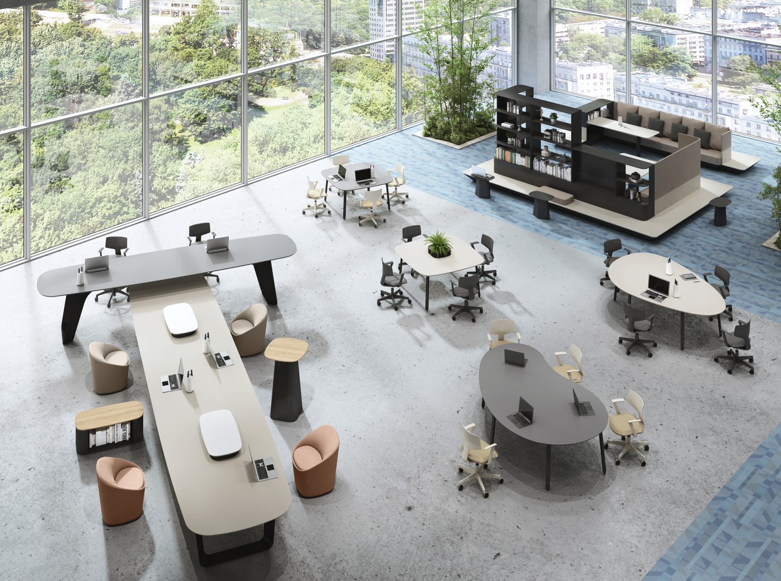 オカムラ、「WORK ISLE（ワークアイル）」を発売 | Tokyo-Office-Trend